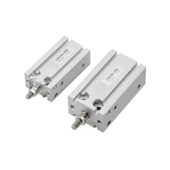 Action Aluminum Pneumatic Air Cylinder Small Air Piston Mini Cylinder ...