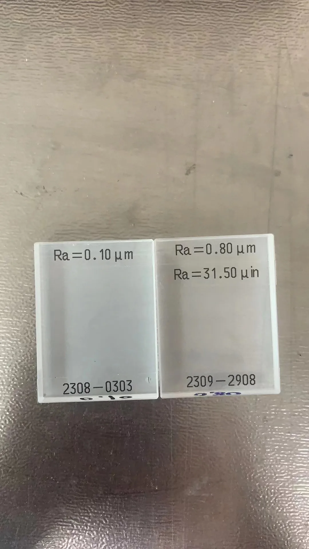 Roughness Calibration Block Ra 3, Ra Specimens for Surface Roughness ...