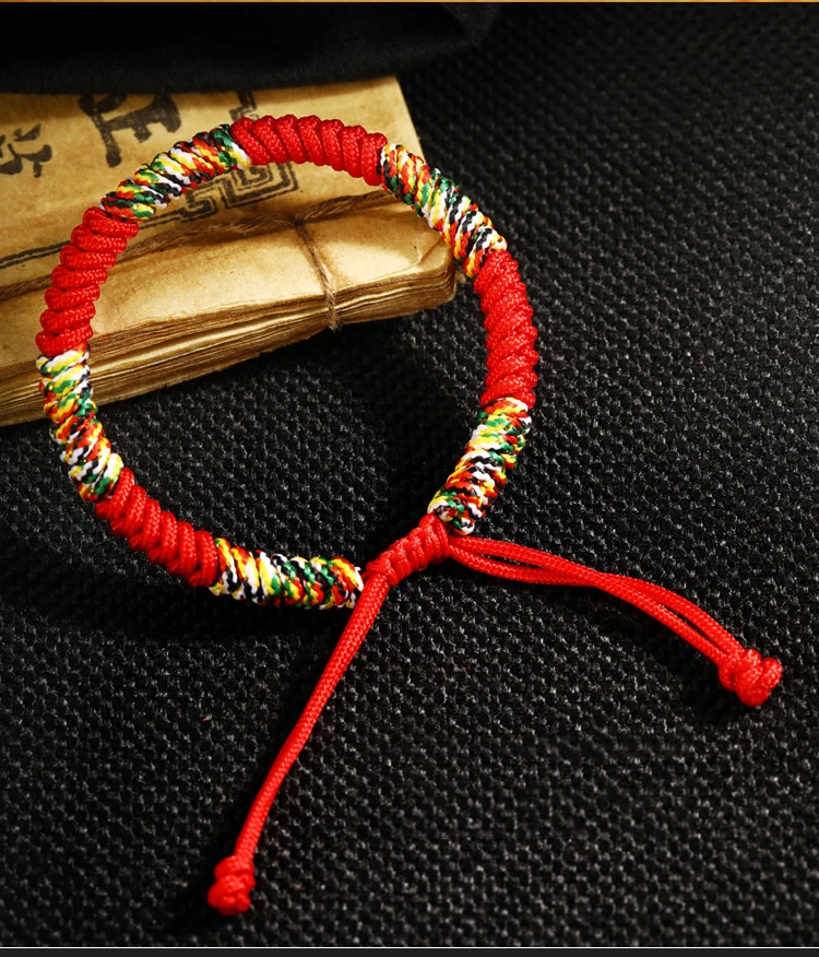 Sc New Handmade Chunky Tibetan King Kong Knot Protector Bracelet ...