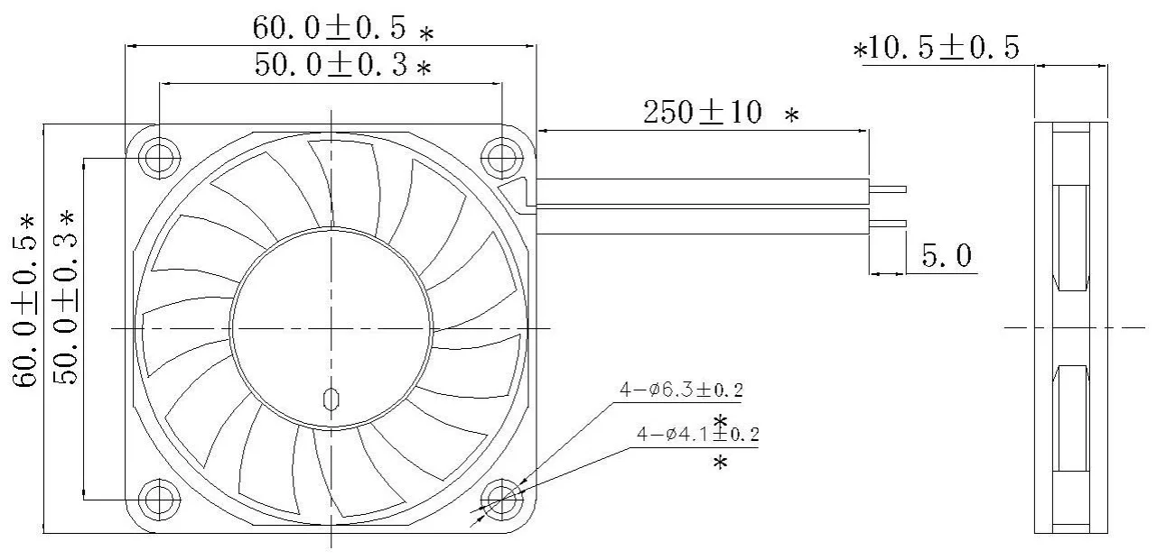 Quality Manufacturing Cooling Fan Dc Axial Flow Fans Xy 6010b12h5001 60 ...