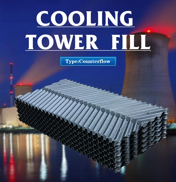 Cooling Tower Pvc Fins Cooling Tower Pad Hexagonal Honeycomb Packing ...