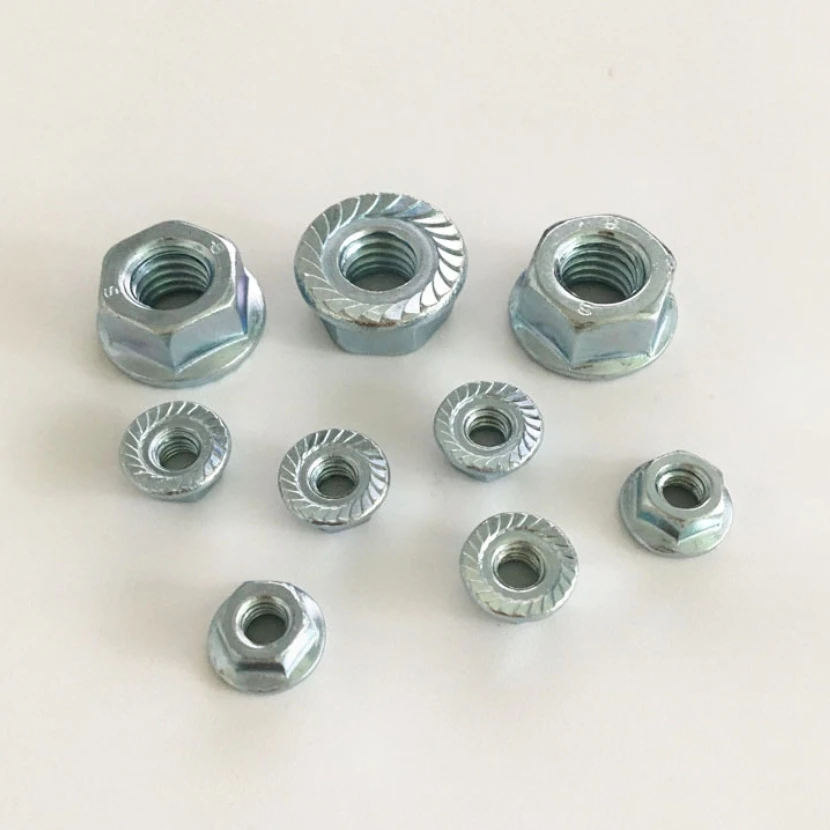 Din 6923 Iso 4161 Grade 8 Carbon Steel Galvanized Yellow White Zinc ...