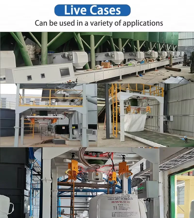 Large Big Bag 1T One Ton 1500kg Granular Powder Filling Machine Bulk ...