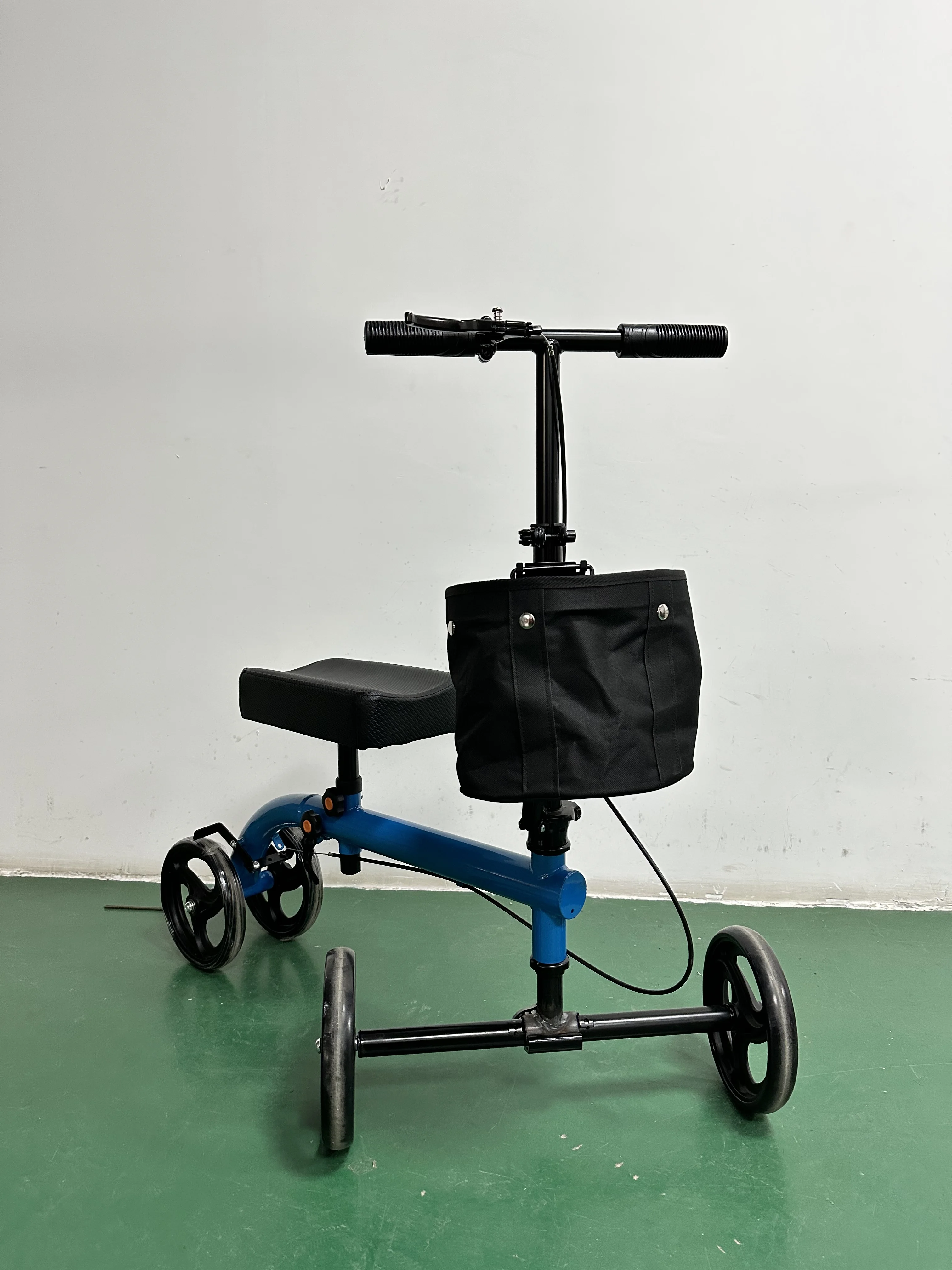 Medical Scooter Knee Walker Steel Foldable Mobility Walker For Disable ...