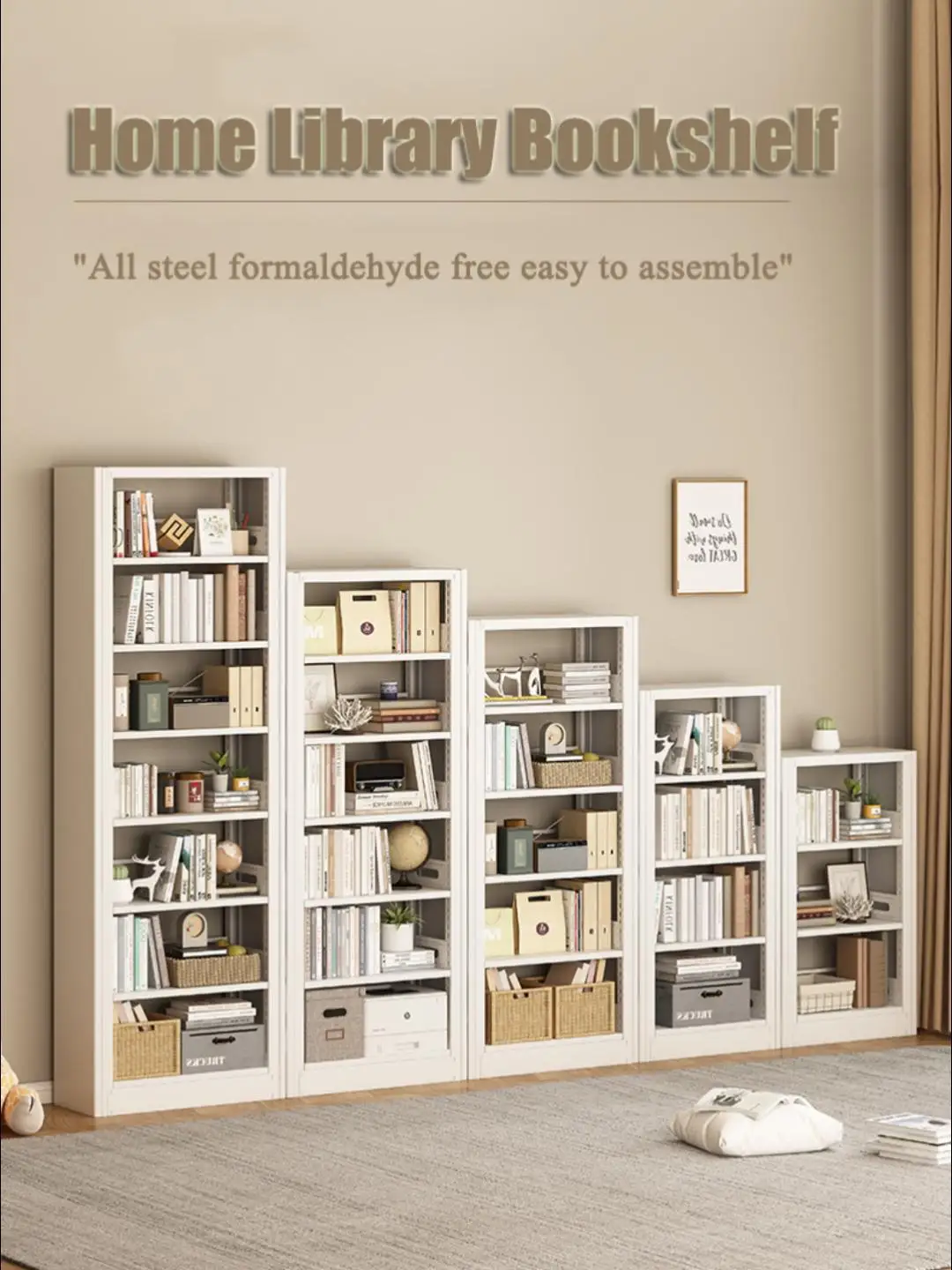 Family Office Furniture - Book Almirah Design Steel Shelves