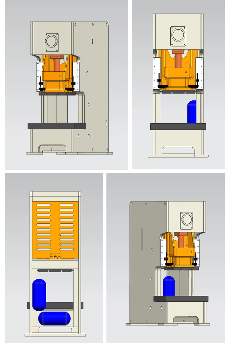 Dadi Mechanical Jh21-250t Mechanical Power Press Punching Machine ...