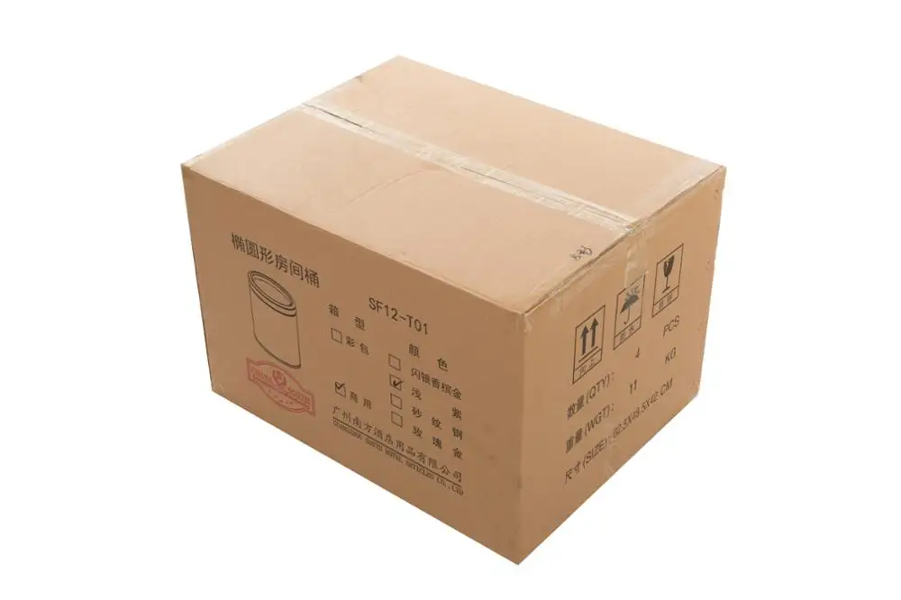 Gnf Stainless Steel Classified Garbage Can Kitchen 2 In 1 Recycle Trash ...