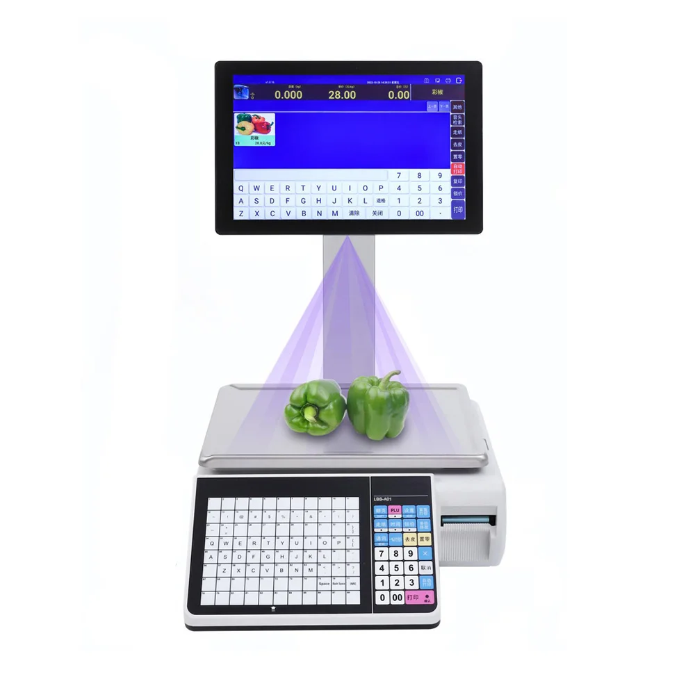 Ai Scale Digital Weighing Scale Barcode Label Scale With Touch Screen ...