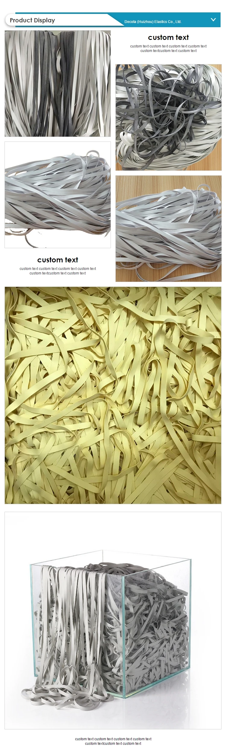 White Natural Rubber Elastic - Perfect for Swimsuit Straps