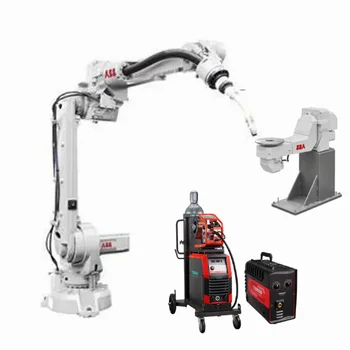 6 Axis Welding Robot Arm 8kg Payload Abb Irb 2600id With Megment Mig ...