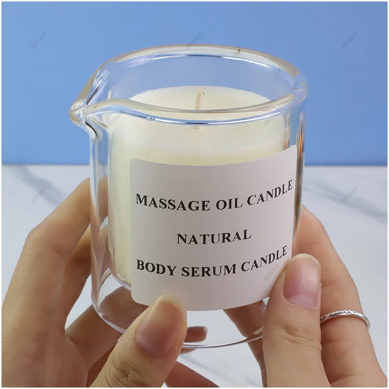 Premium Borosilicate Glass Clear Candle Container 150ml Double Walled ...