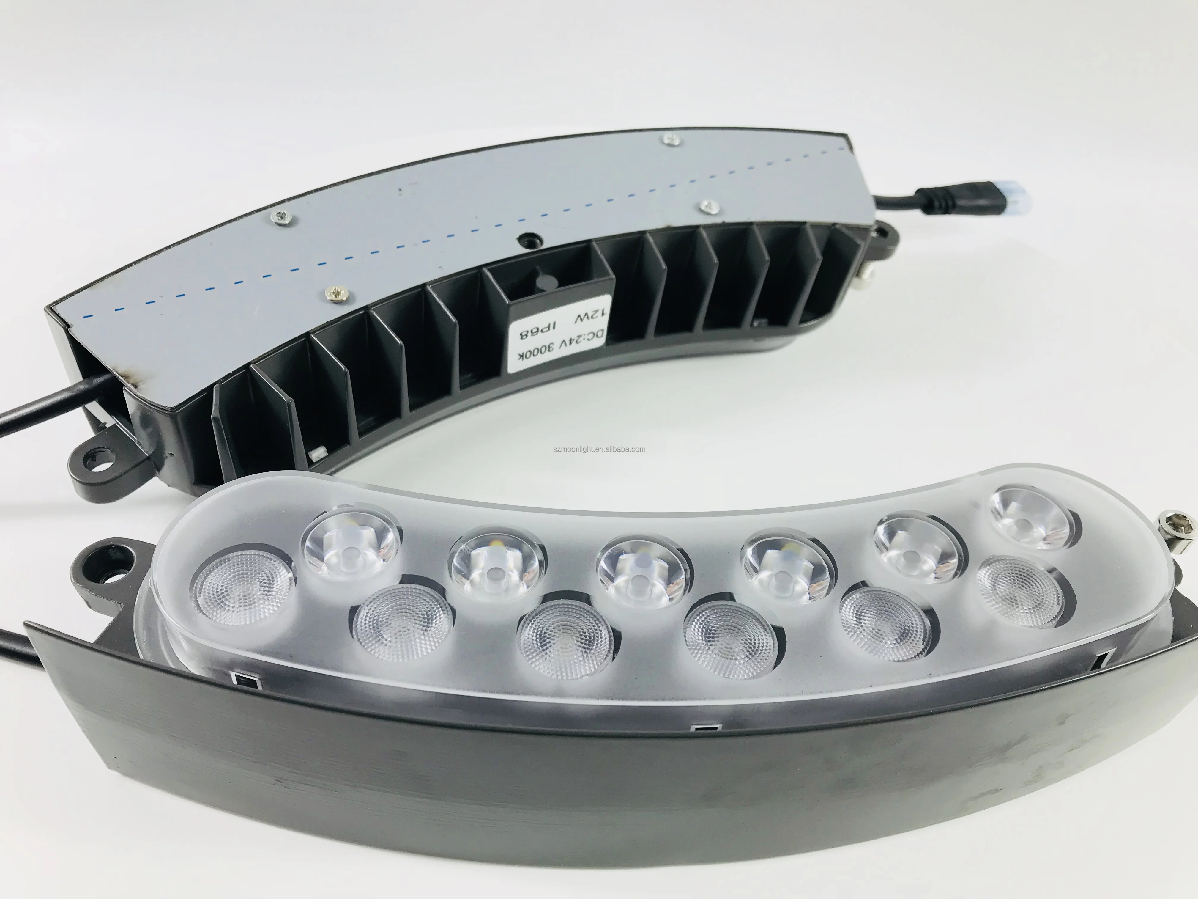 DMX Outdoor RGB Color Palm Tree Ring Light 18W IP65