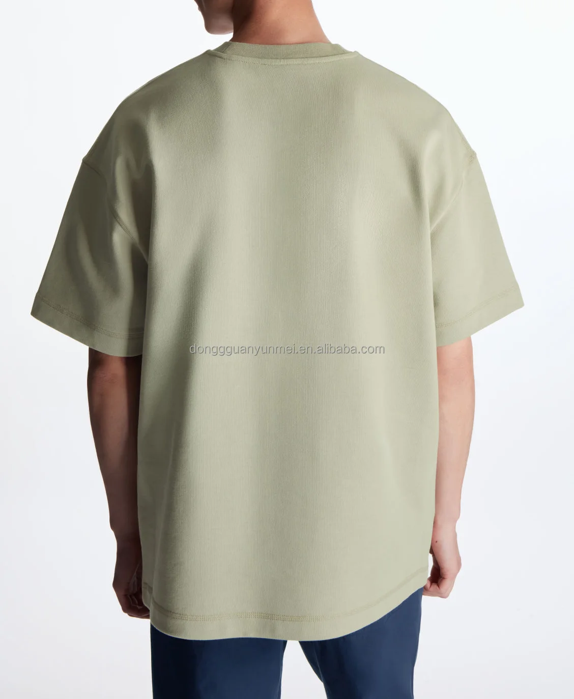 Boxy Fit Blank T-Shirt - 100% Organic Pima Cotton Tee