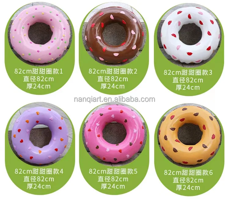 Large Fiberglass Lollipop Model - Creative Dessert Shop Decoration