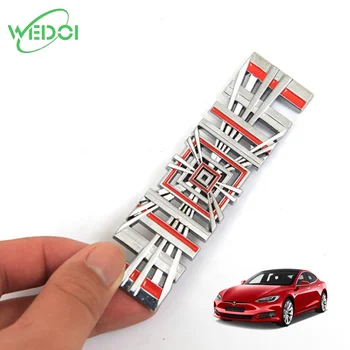 Model S Plaid 3d Emblem For Tesla Model S/y Car Decals Logo Stickers ...