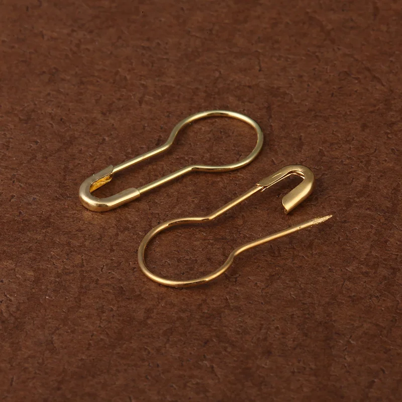 1000 Pcs/box Steel Pear Shape Safety Pins for Knitting