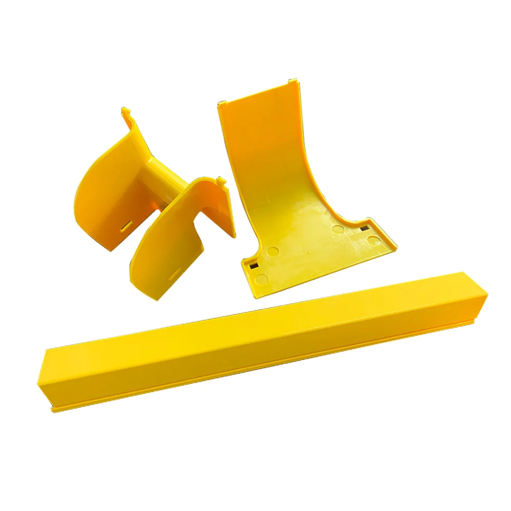 Extruded Profile Fire Rated Corner Yellow Cable Trunking Runway System ...