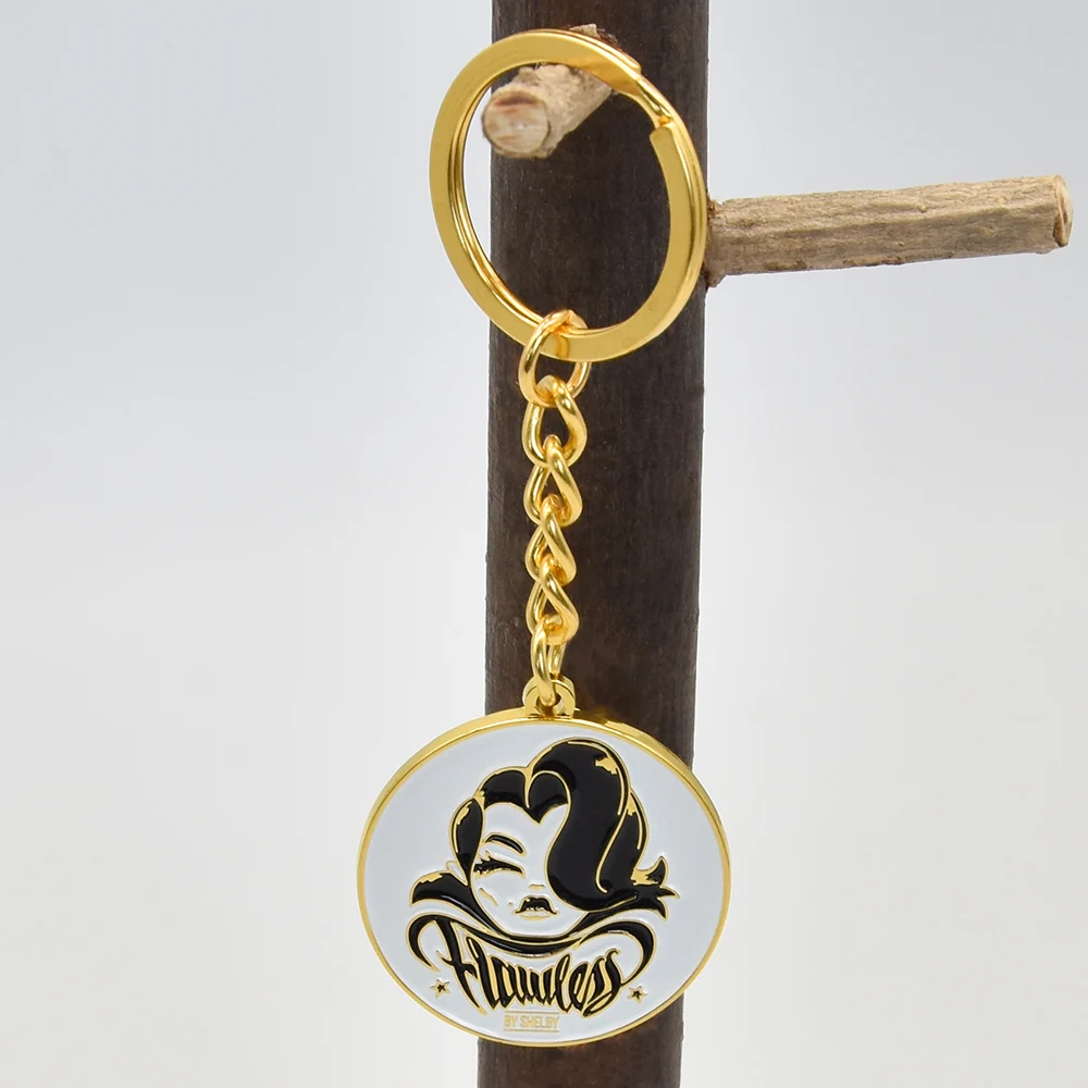 Factory Custom Shape Logo 2d 3d Enamel Key Chain Zinc Alloy Metal ...