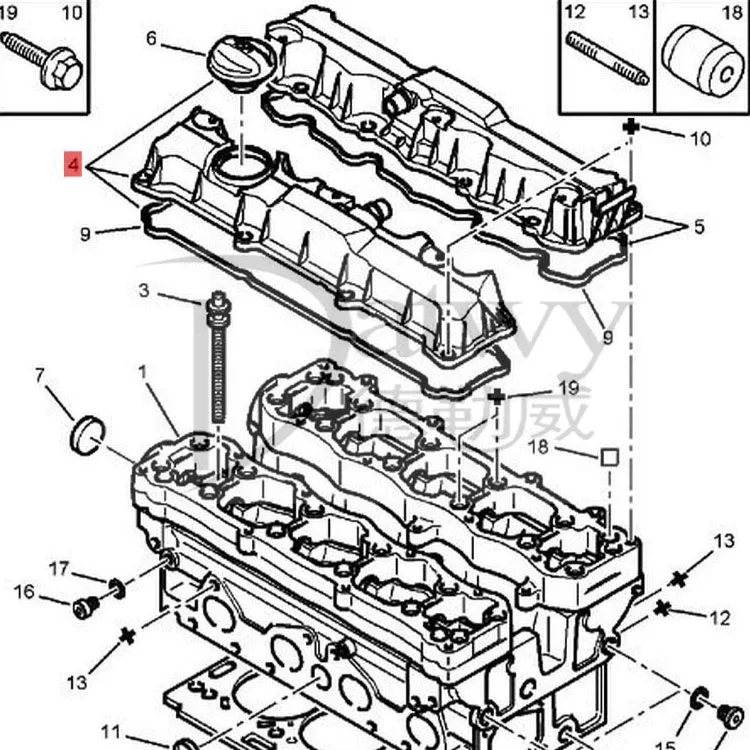 OE 0248L6 0248L7 Peugeot Citroen TU5JP4(16V) EC5(16V) Engine Valve ...