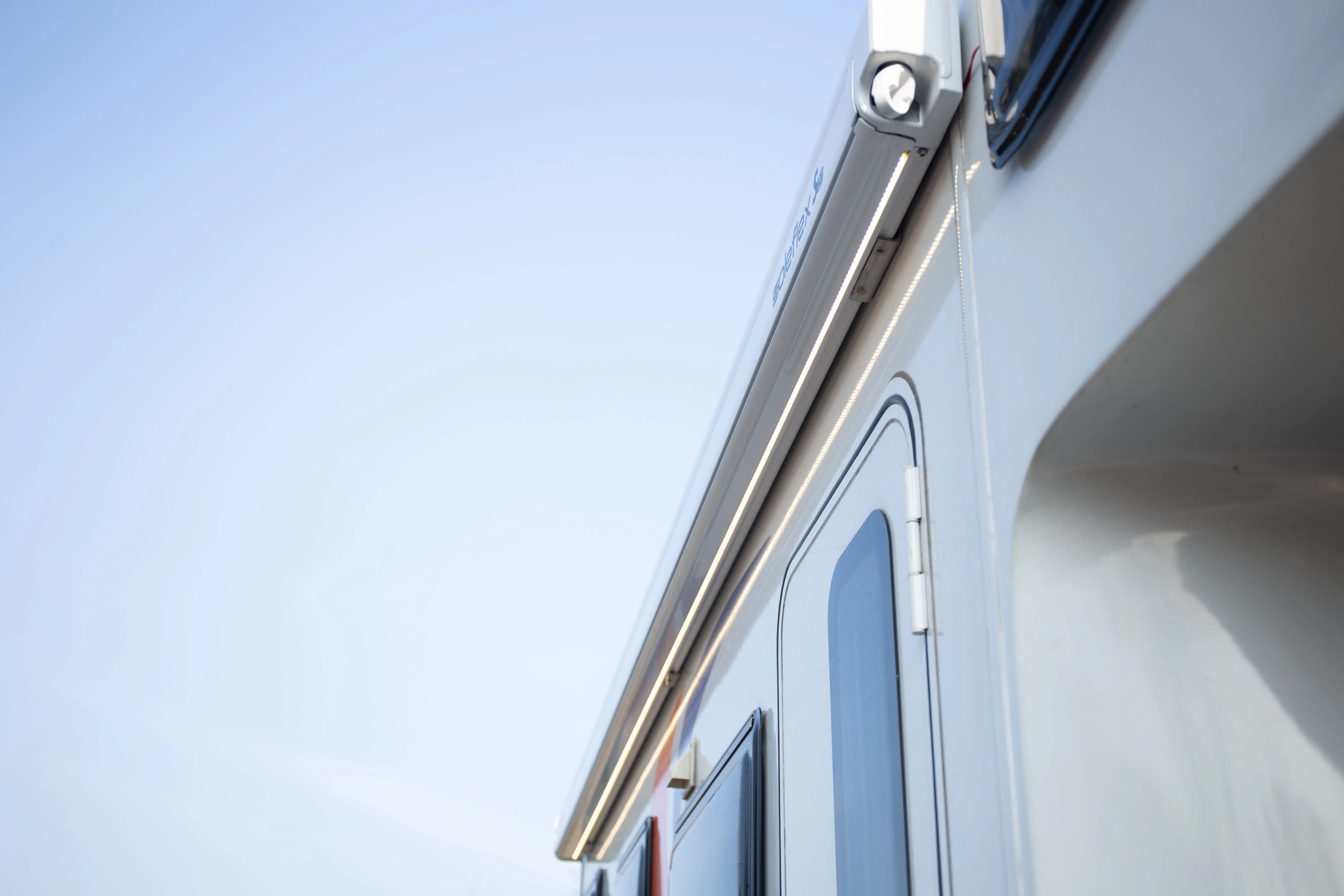 Soleflex S27L Durable RV Awning with LED Strip - 1 Year Warranty