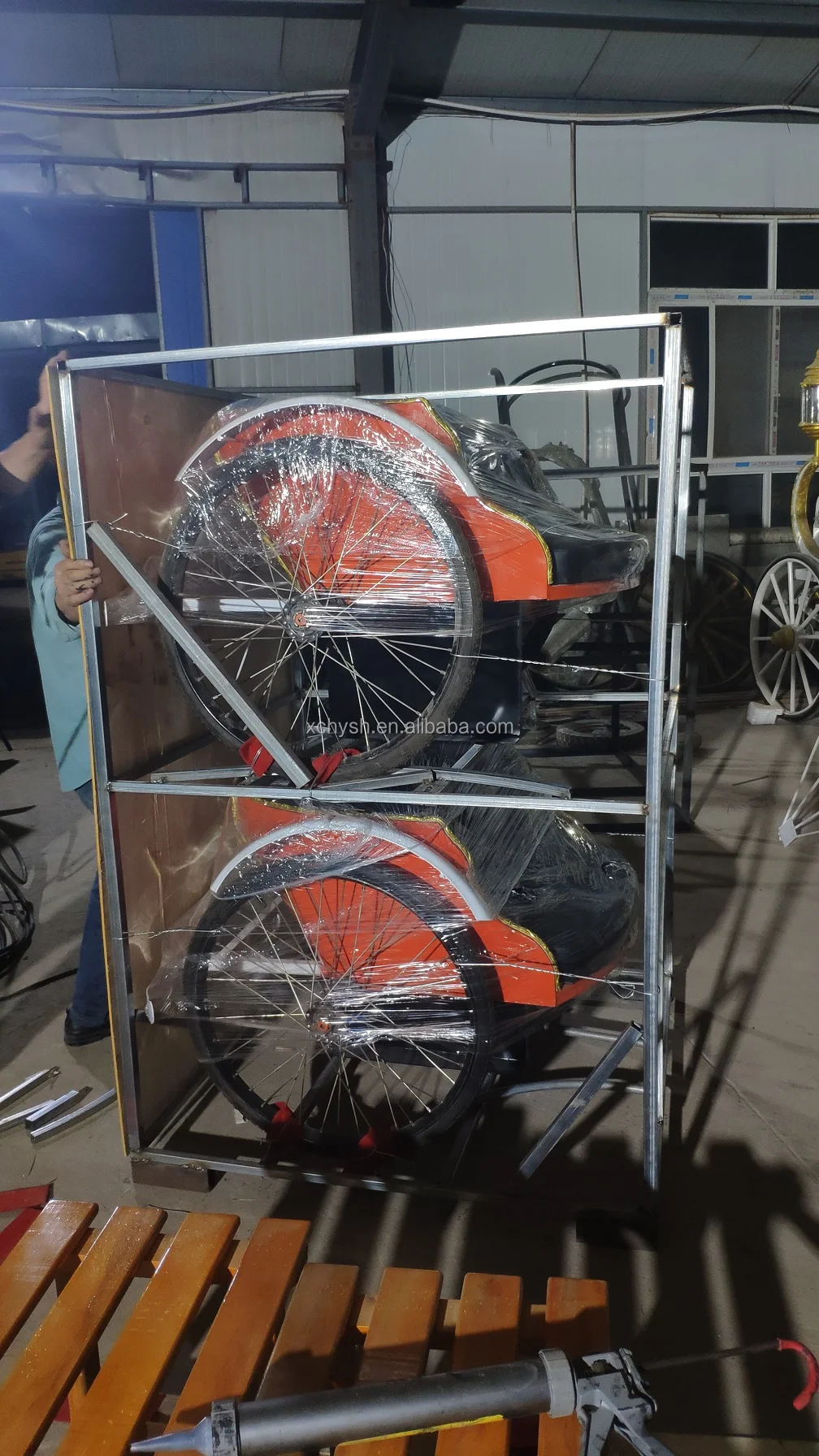 Vintage Japanese Style Hand Pulled Rickshaw - Hengyisheng