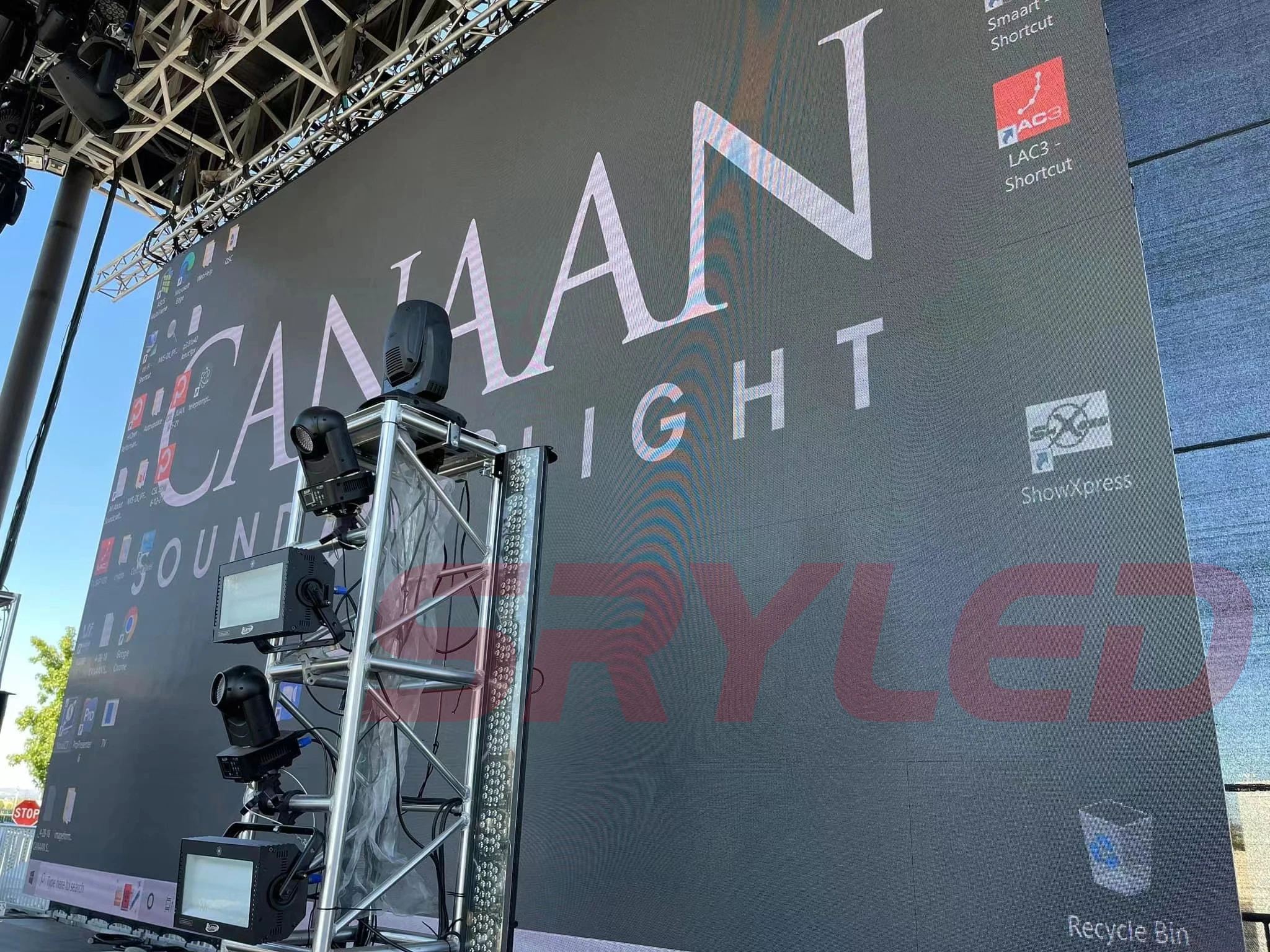 4x3 LED Video Wall Package Rental - Full Color 50x50 Screen