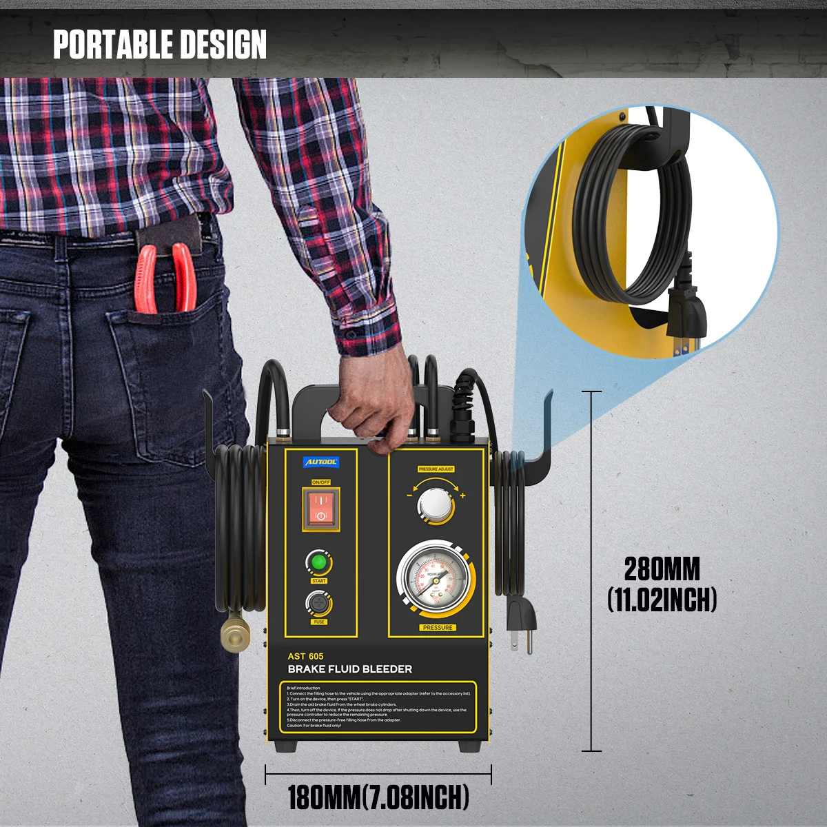 Universal Pulsating Brake Fluid Filling Machine - AST-609
