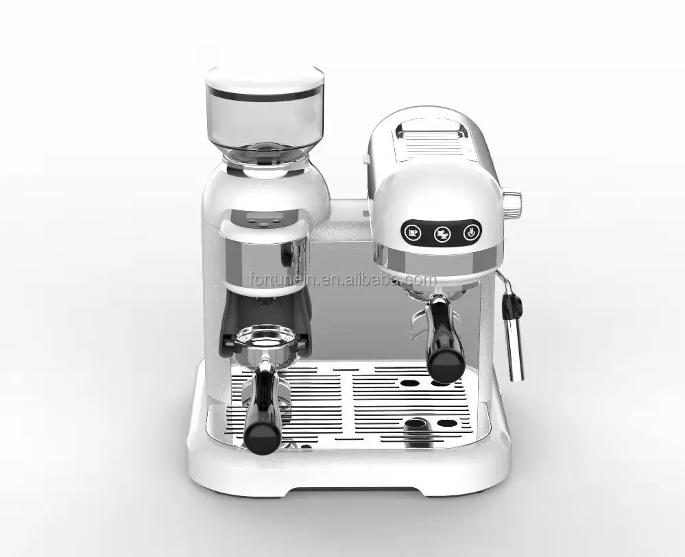 20 bar Pump Espresso Cappuccino Coffee Machine with Grinder 2024 ...