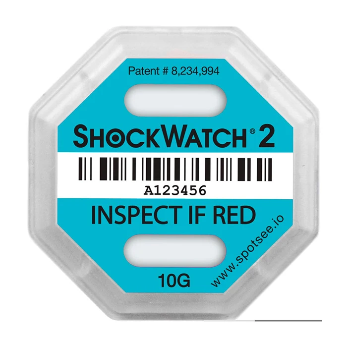 Original ShockWatch Label with Companion Labels ShockWatch2 Indicator ...