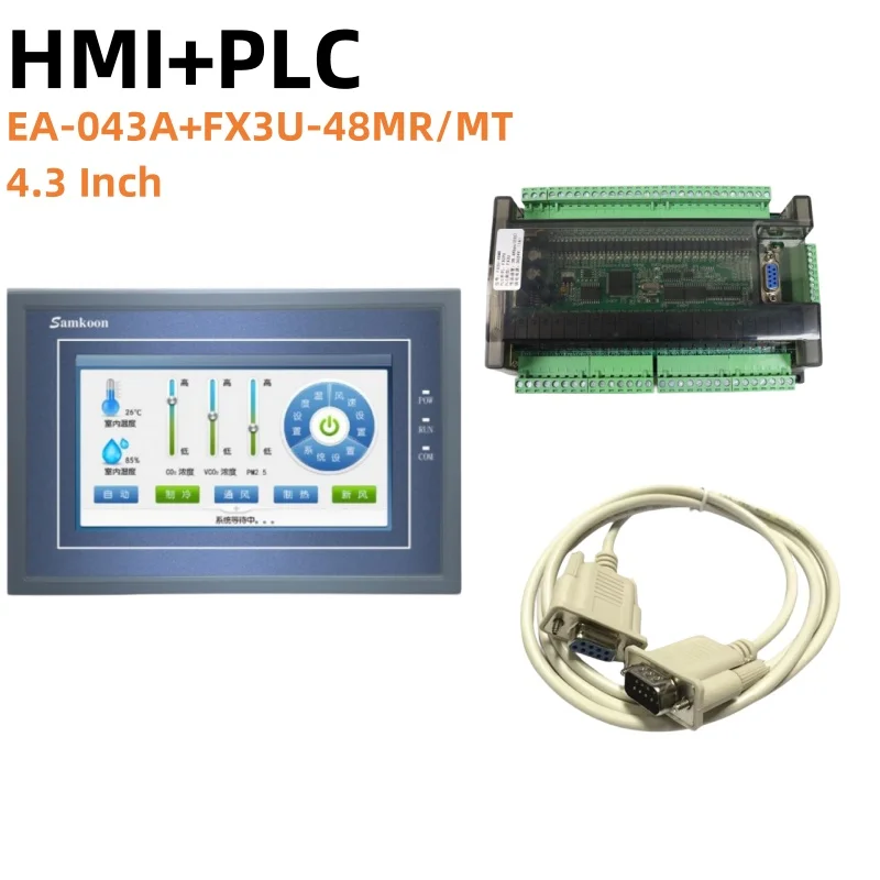 Samkoon EA-043A HMI Industrial Control Board 4.3-inch Touch Screen and ...