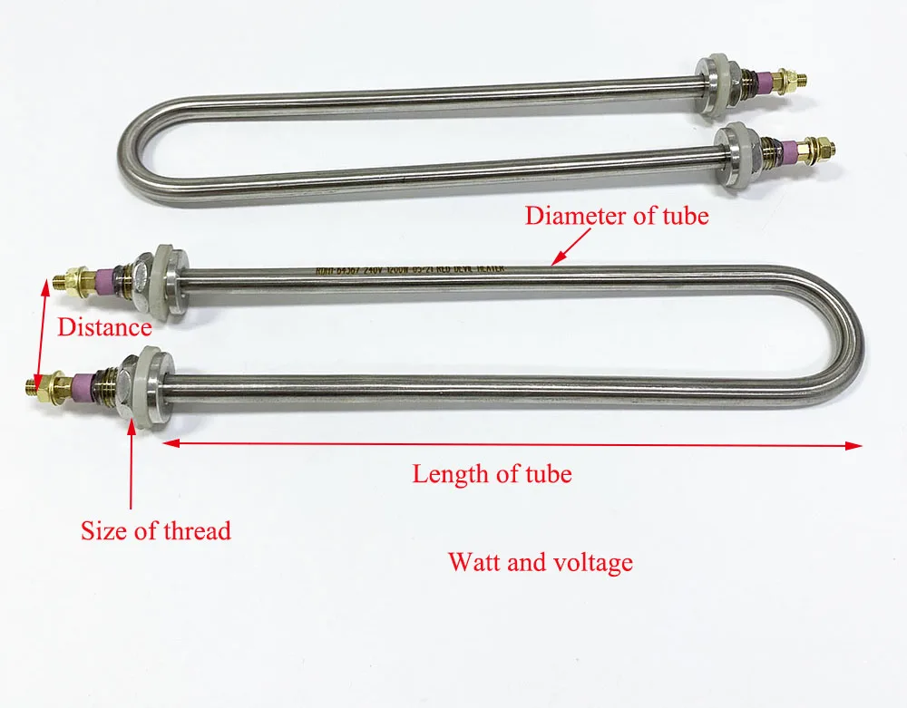 380v Sus304 Finned Air Tubular Heater for Efficient Heating