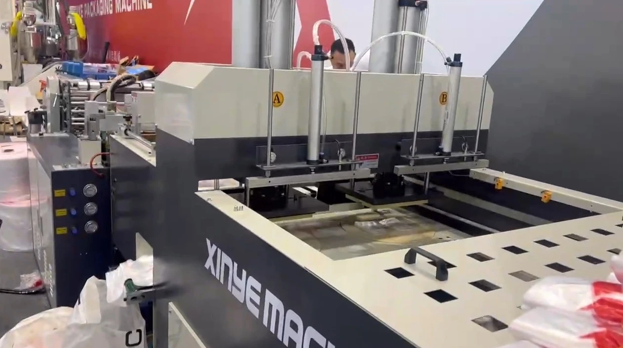 Taiwan Automatic Cassava Plastic Bag Making Machine Price Low Machinery ...