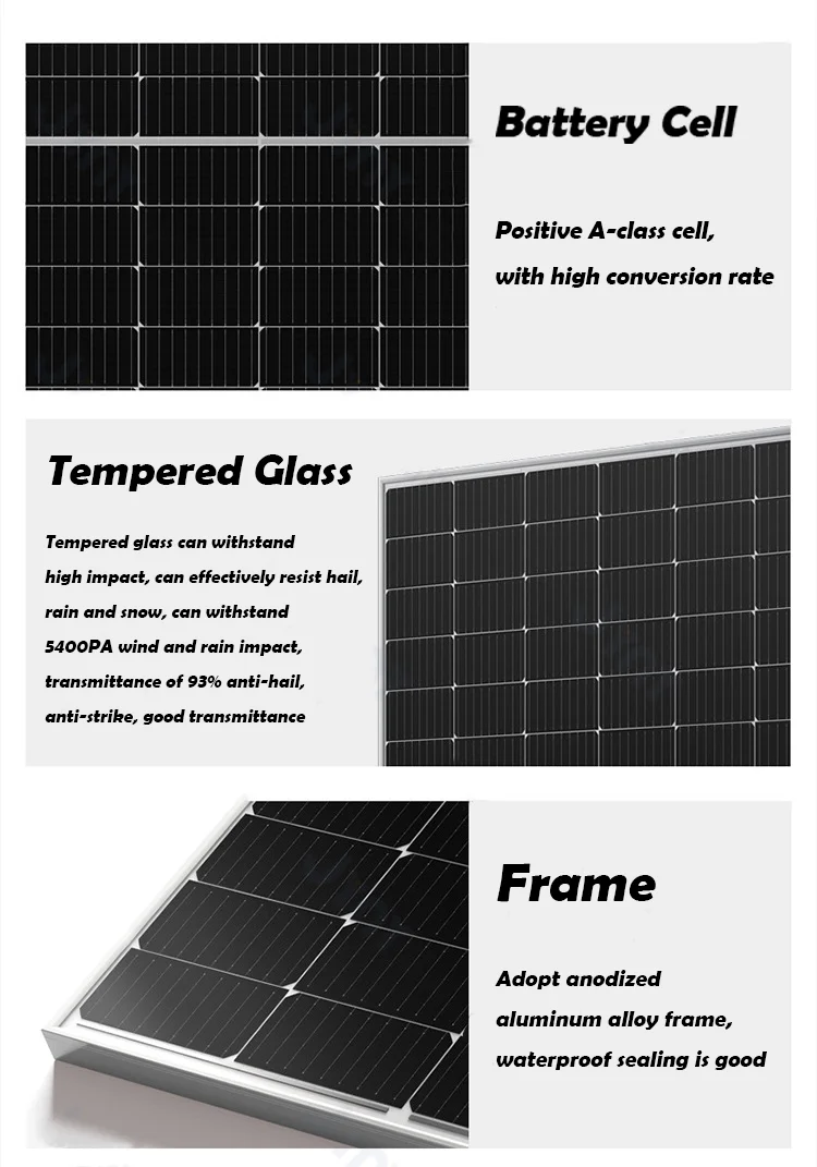 580w Tophiku6 Solar Panels Monocrystalline Silicon High Efficiency Used ...