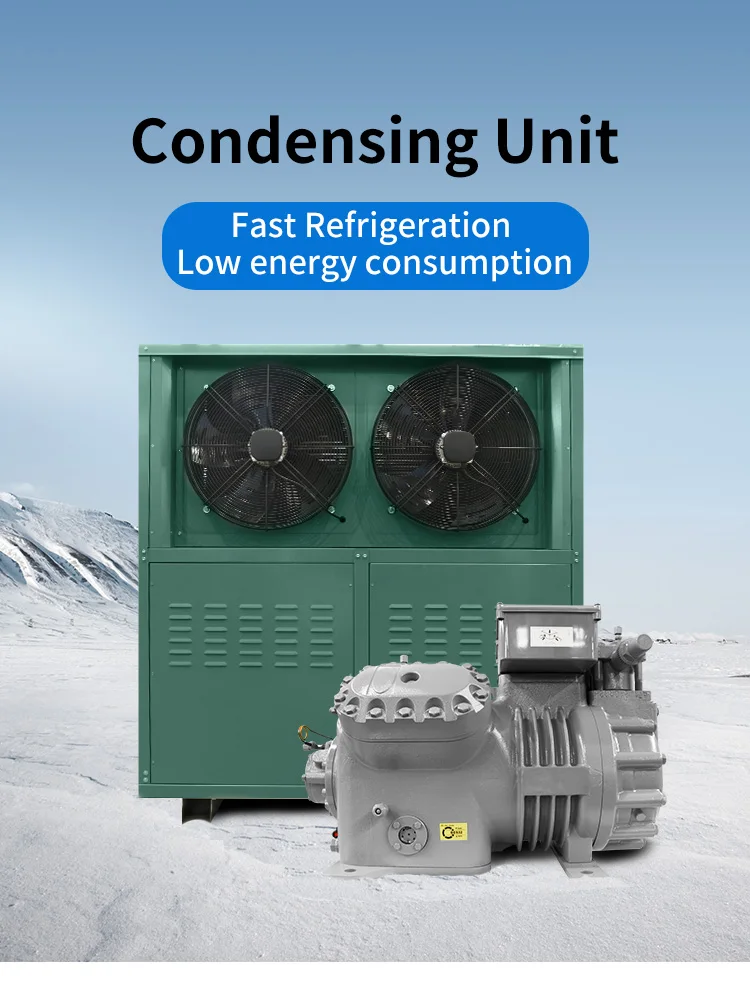 20hp Air Cooled Condensing Unit with 4HP Compressor Core Components ...