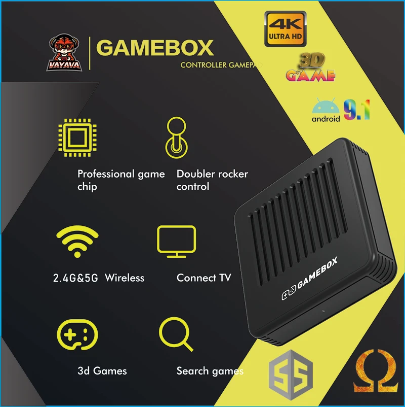 G11 Game Box - 4K Retro Gaming Console with 2.4g Controller