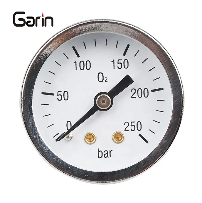 250bar 40mm Gas Pressure Gauge/barometer - Buy Gas Pressure Gauge ...