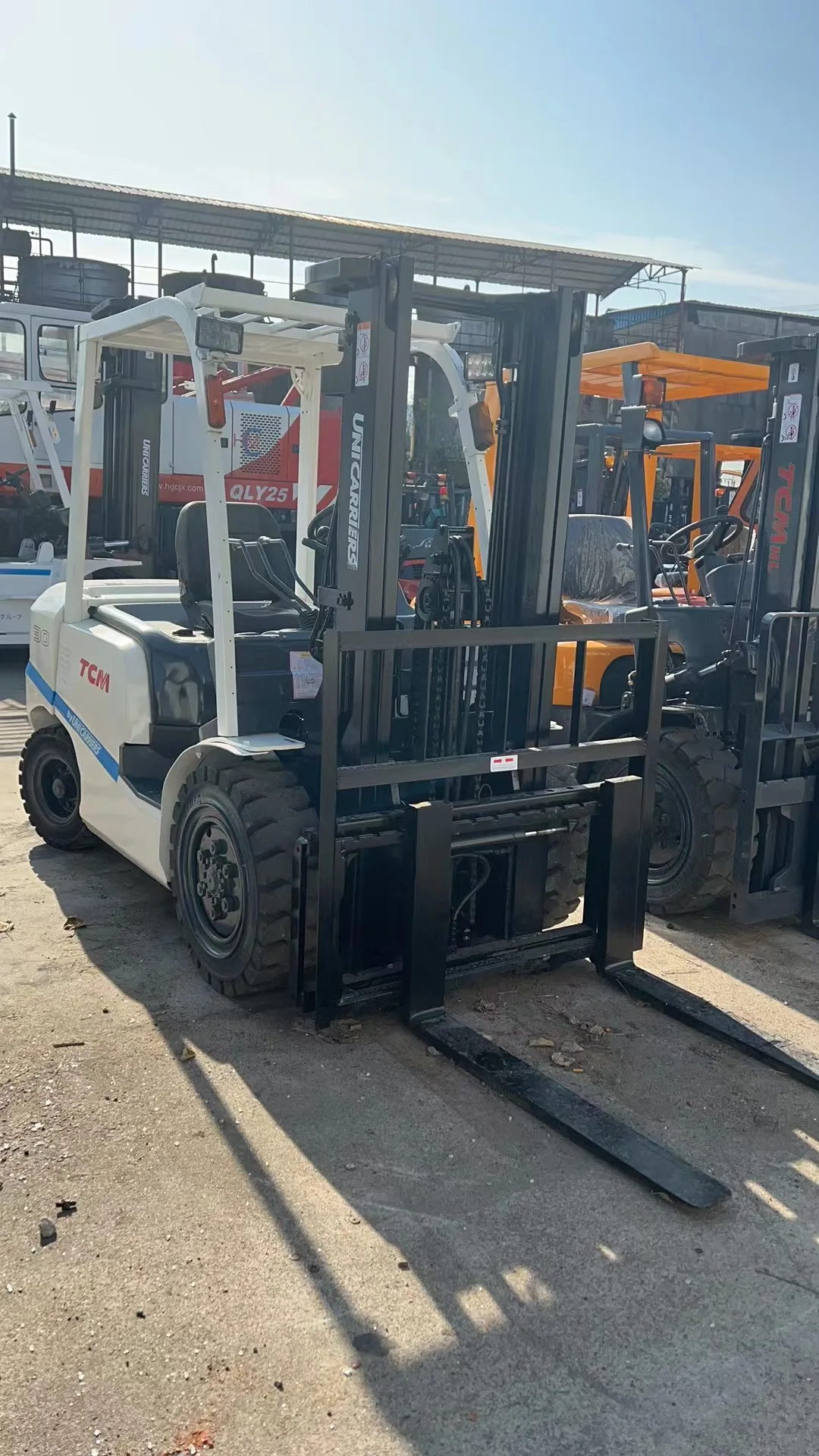 Used TCM 3 Tons Modern Forklift for Construction Works Used TCM 3 Ton Forklift Diesel Used TCM 3 ...