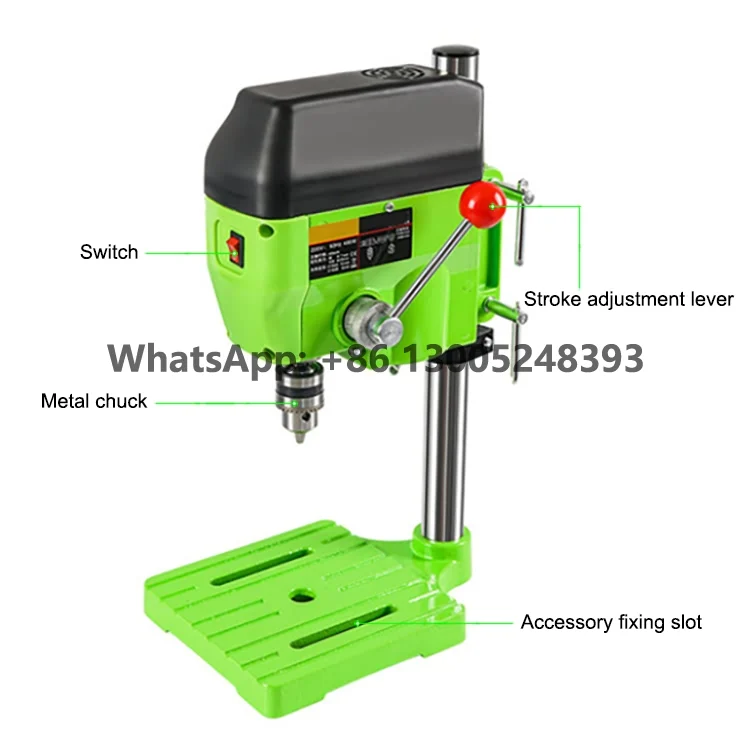 480W Industry Level Mini Bench Drill Press Stand Drilling Machine for ...