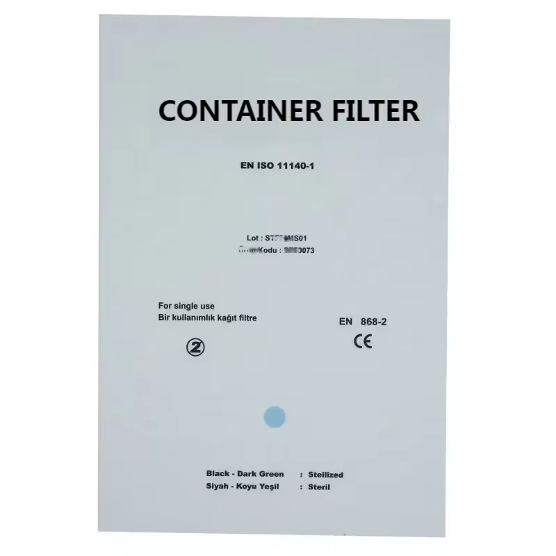 Sterifirst Container Filters disposable medical paper filter ...
