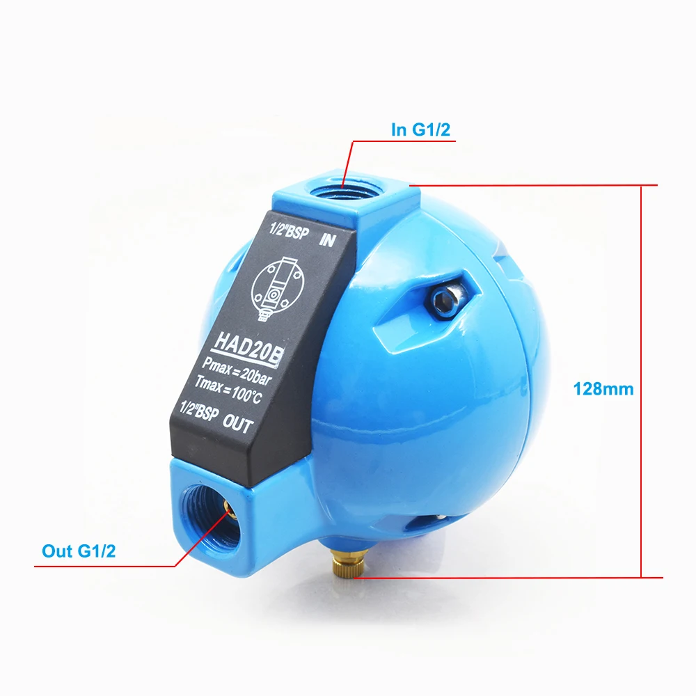 Automatic Drainer 1/2'' Interface Floating Ball Type Air Compressor ...