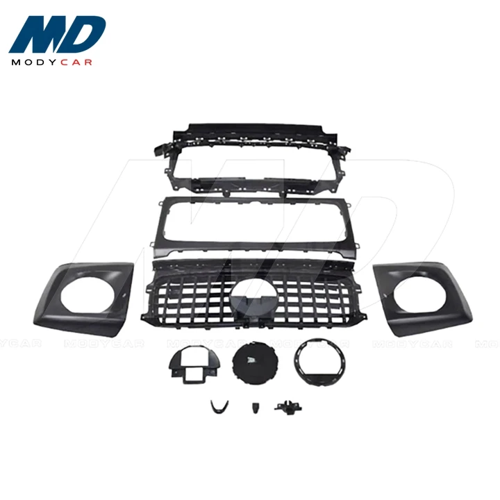 Bs Style Pp Front Grille With Led Light Covers For 2019-2020 Mercedes ...
