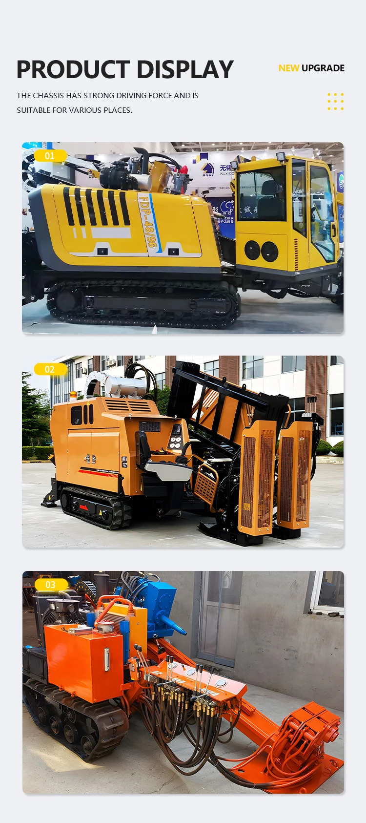 HDD Trenchless Pipe Laying Horizontal Directional Drilling Machine 50 ...