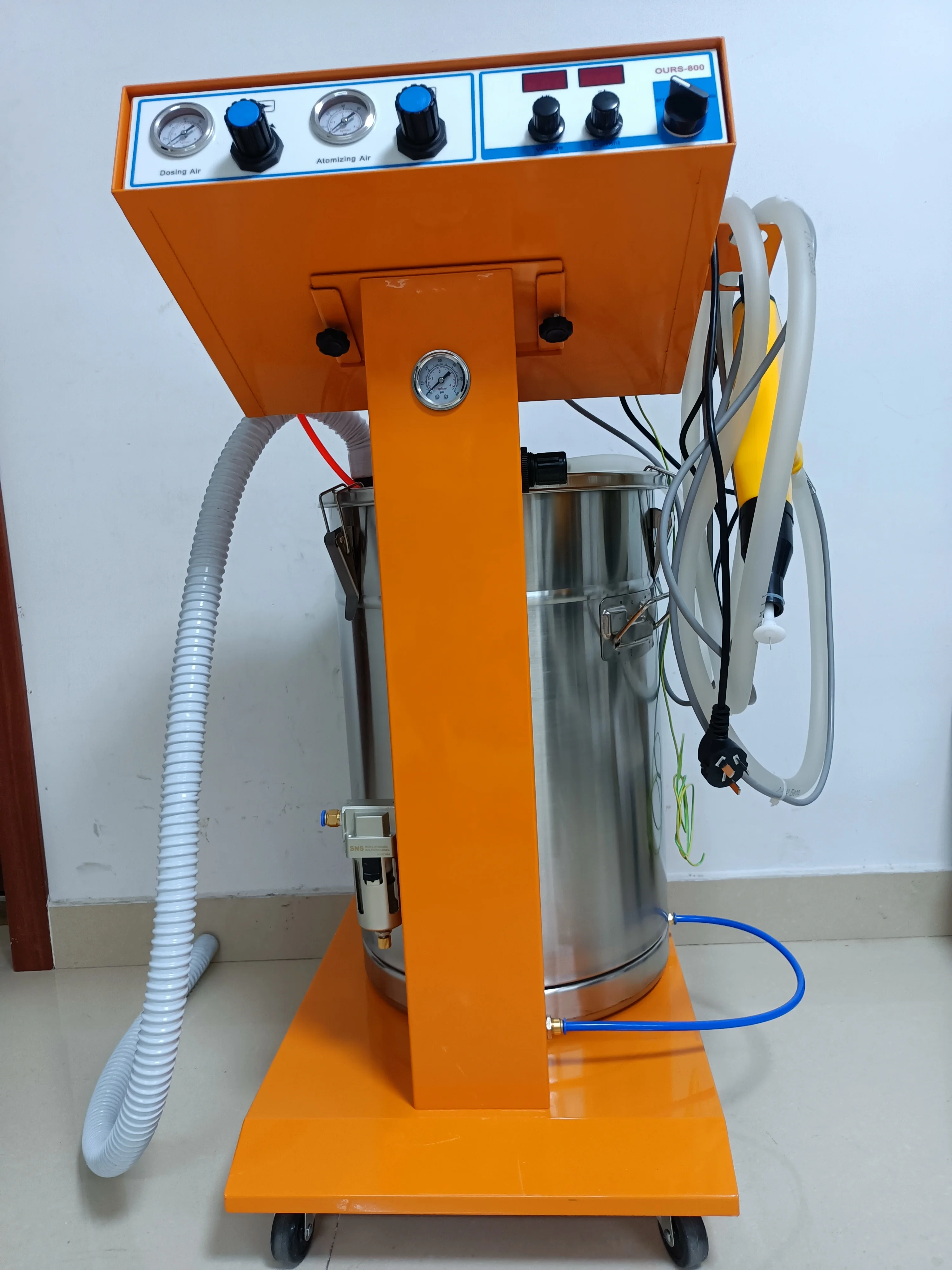 Manual Electrostatic Powder Coating Equipment Paint Spray Machine ...