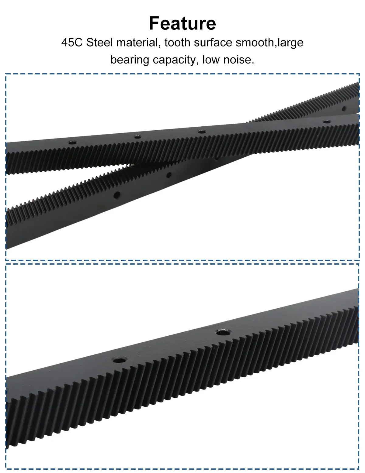 Right Hand 1.25modulus Helical Rack 670mm 1400m Length C7 22*25*670mm ...