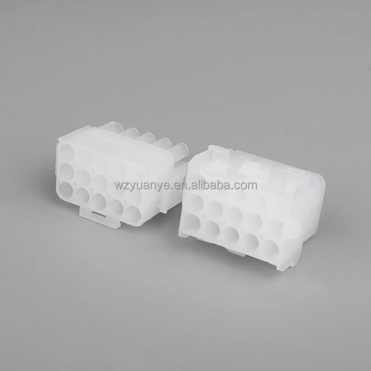 15 Pin Male And Female Te/tyco Amp 6.3 Mm Pitch 63080 Connector 63080 ...