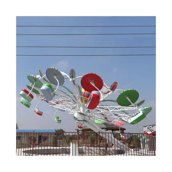 Fairground Attractions Twister Paratrooper Ride Thrill Double Flying ...