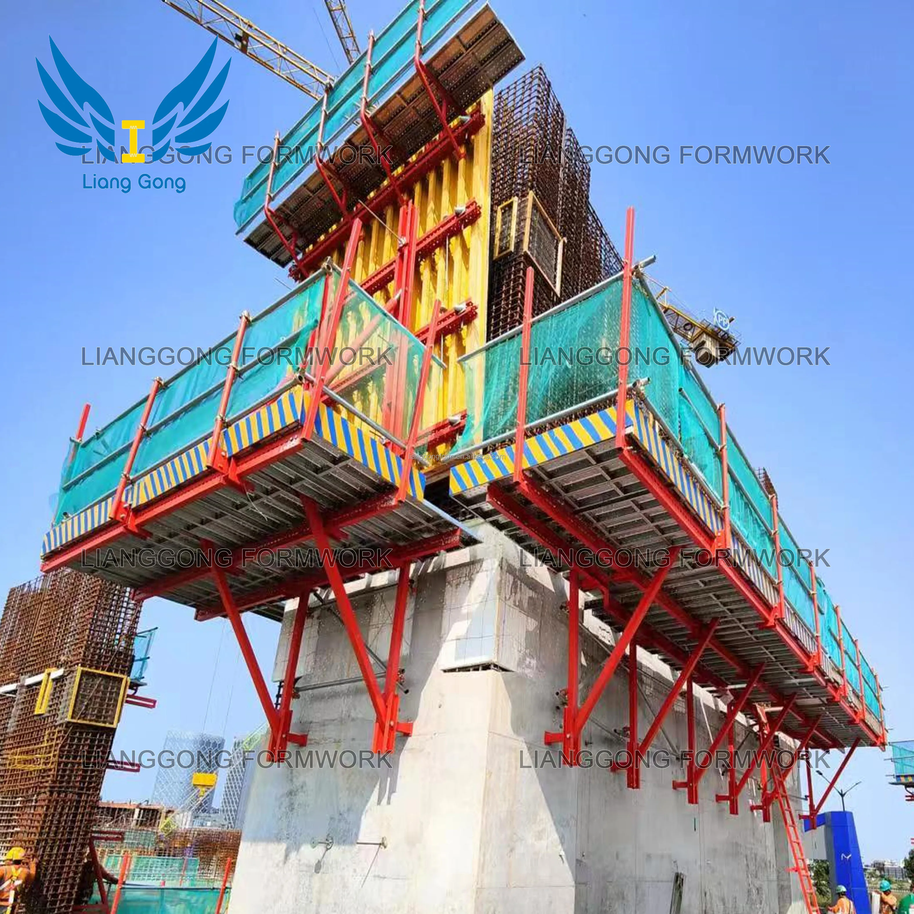 Steel Cantilever Climbing Formwork System for High-rise