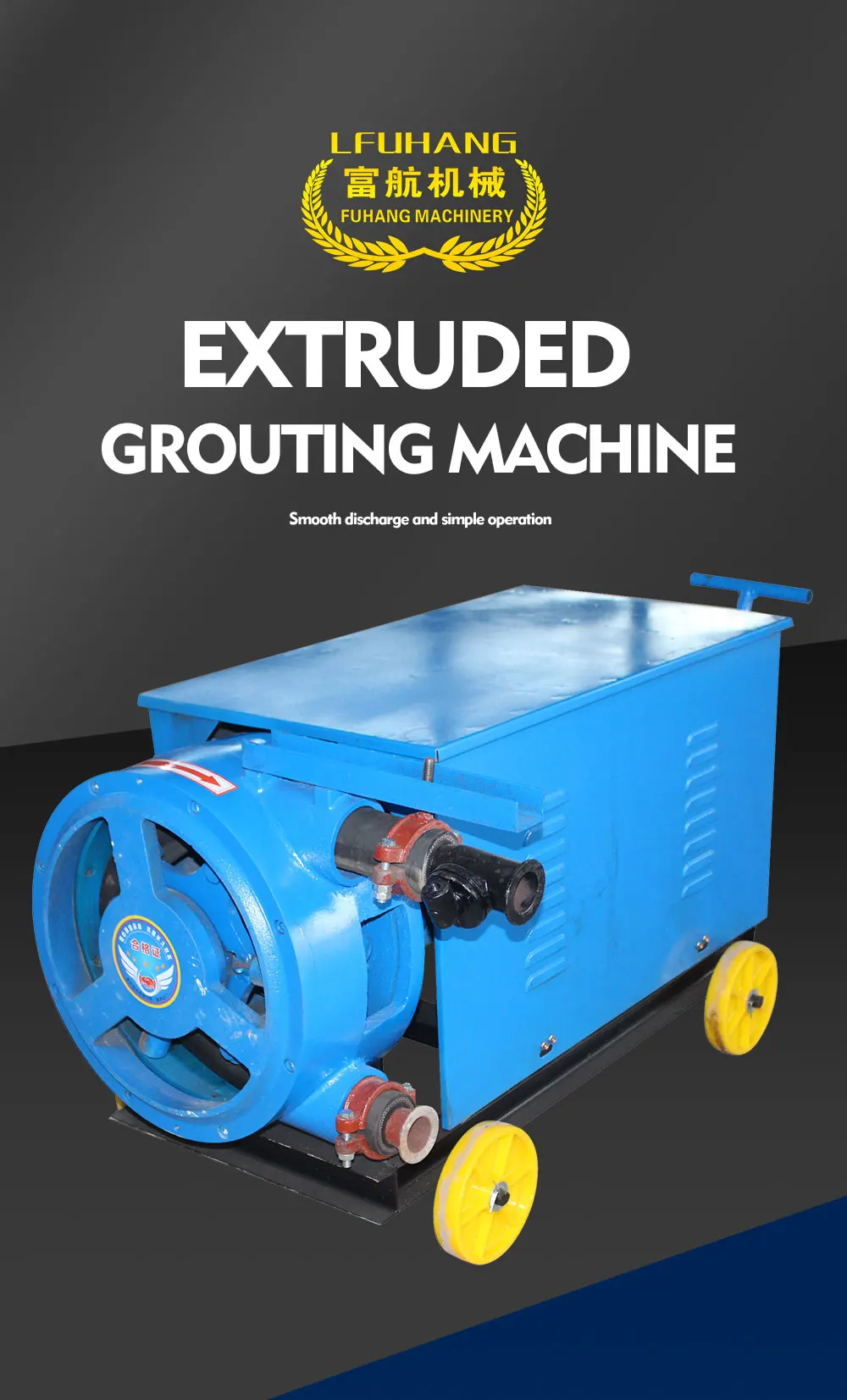 Hydraulic Mortar Pump Injection Cement Grouting Pump High Pressure ...