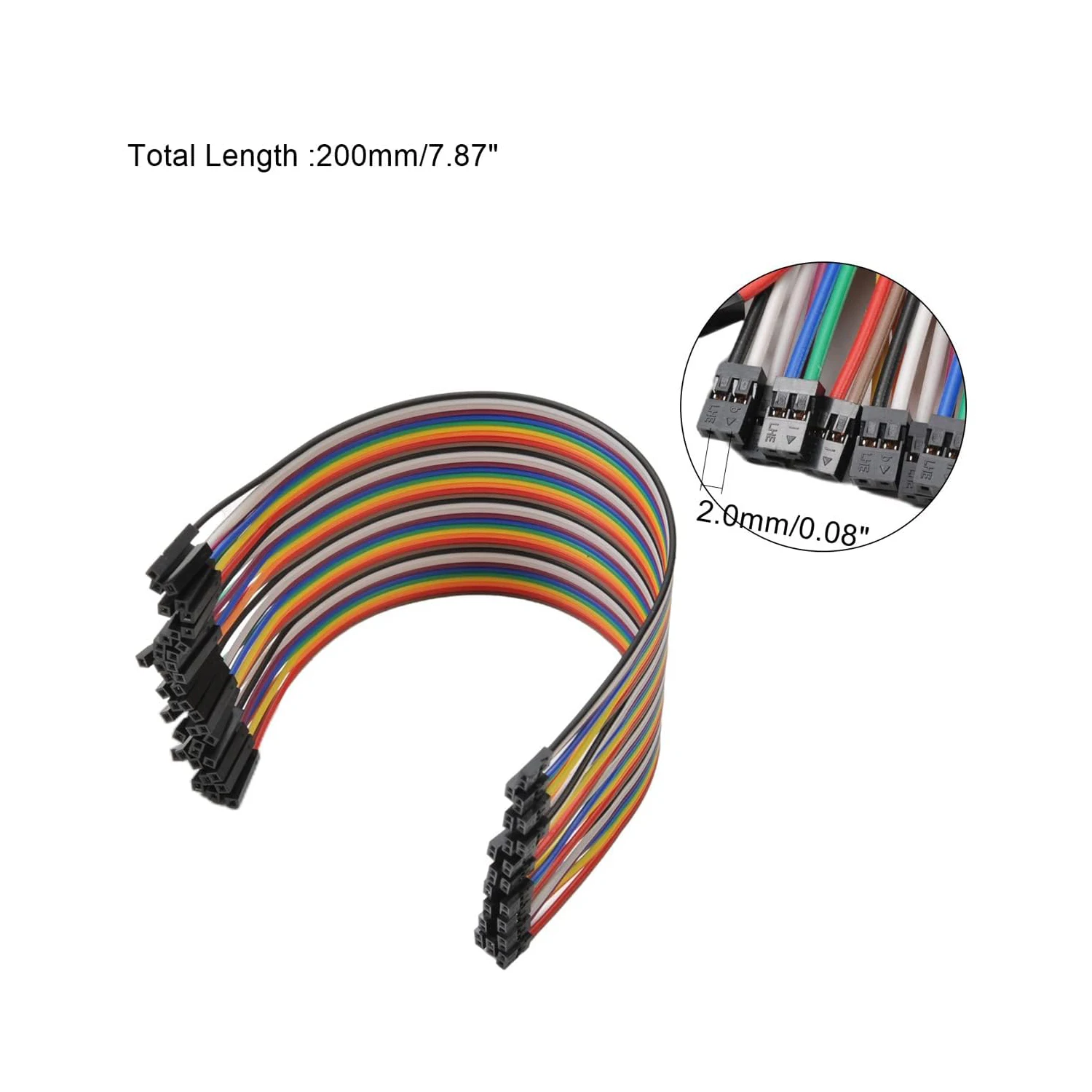 40pin Female to Female Dupont Jumper Wires Breadboard Jumper Wires ...