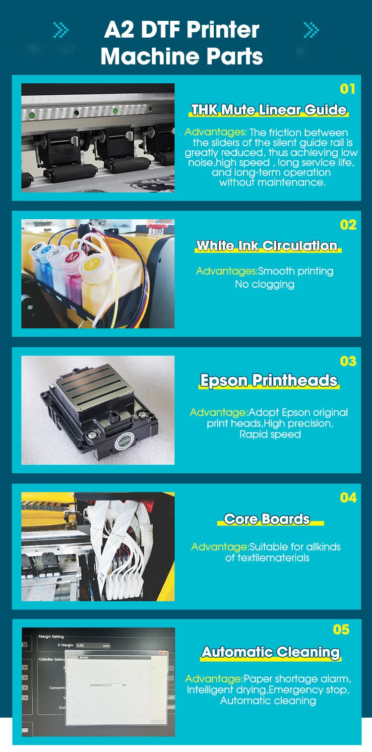 XinFlying A1 A2 A3 New Digital DTF Printer for PET Film T-Shirt DTF 30cm 40cm 60cm with Two ...